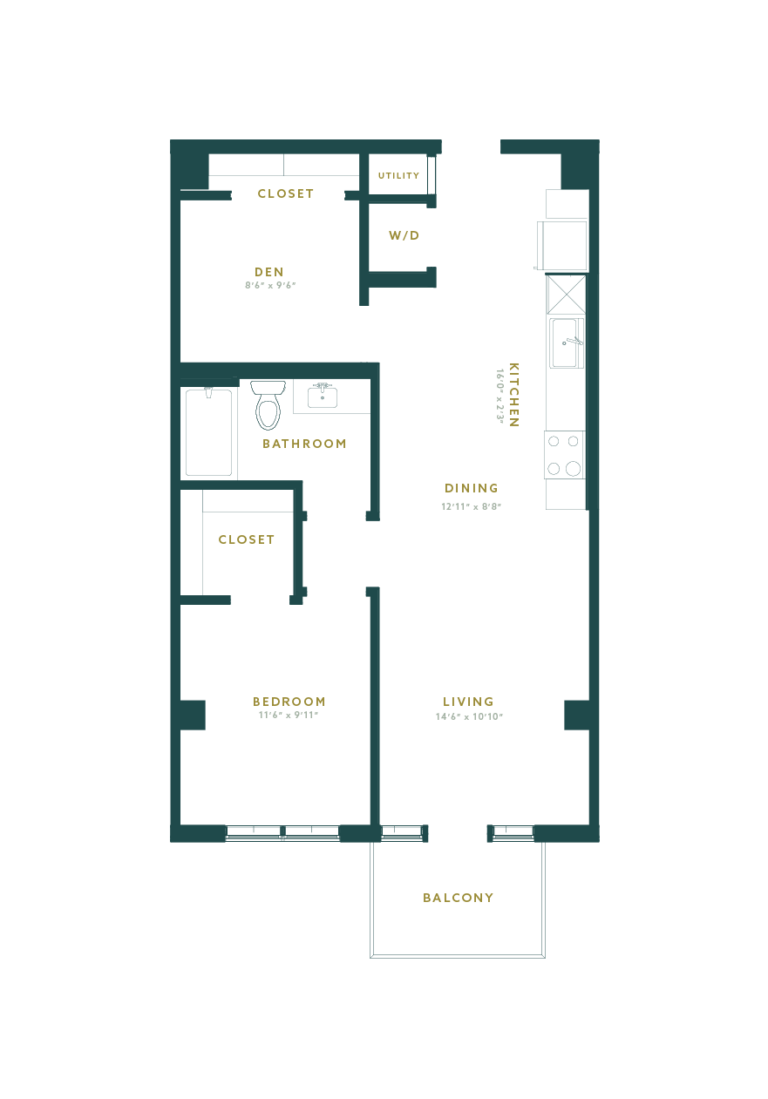 Available Floor Plans | Studio, One, Two-Bedroom Apartments